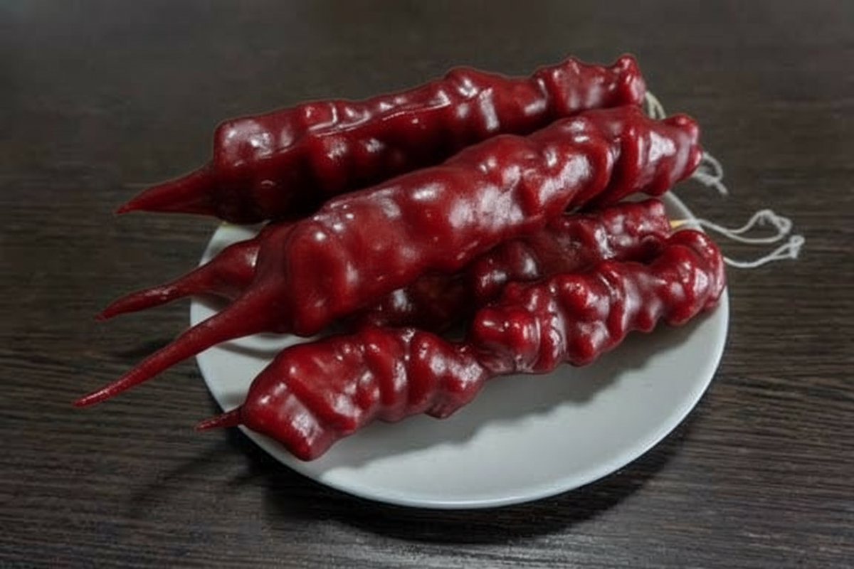 Red Qalaquri Churchkhela 130 grams (Imported from Georgia)– TAMADA