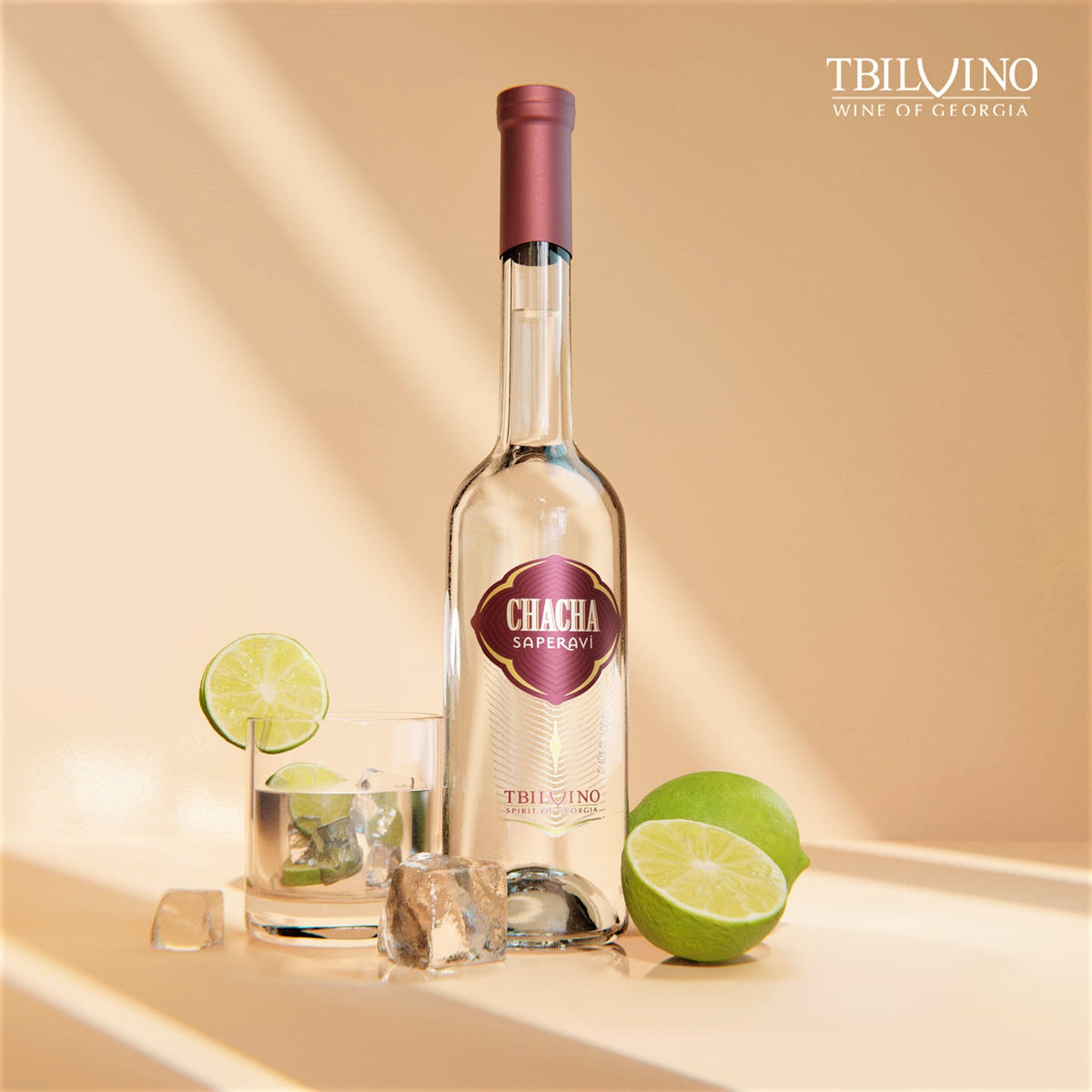Tbilvino Chacha Saperavi Georgian Vodka 500ml– TAMADA